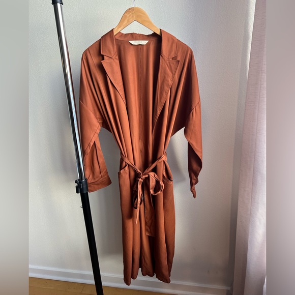 Rokoko By Dazz | Jackets & Coats | Lightweight Burnt Orange Duster From ...